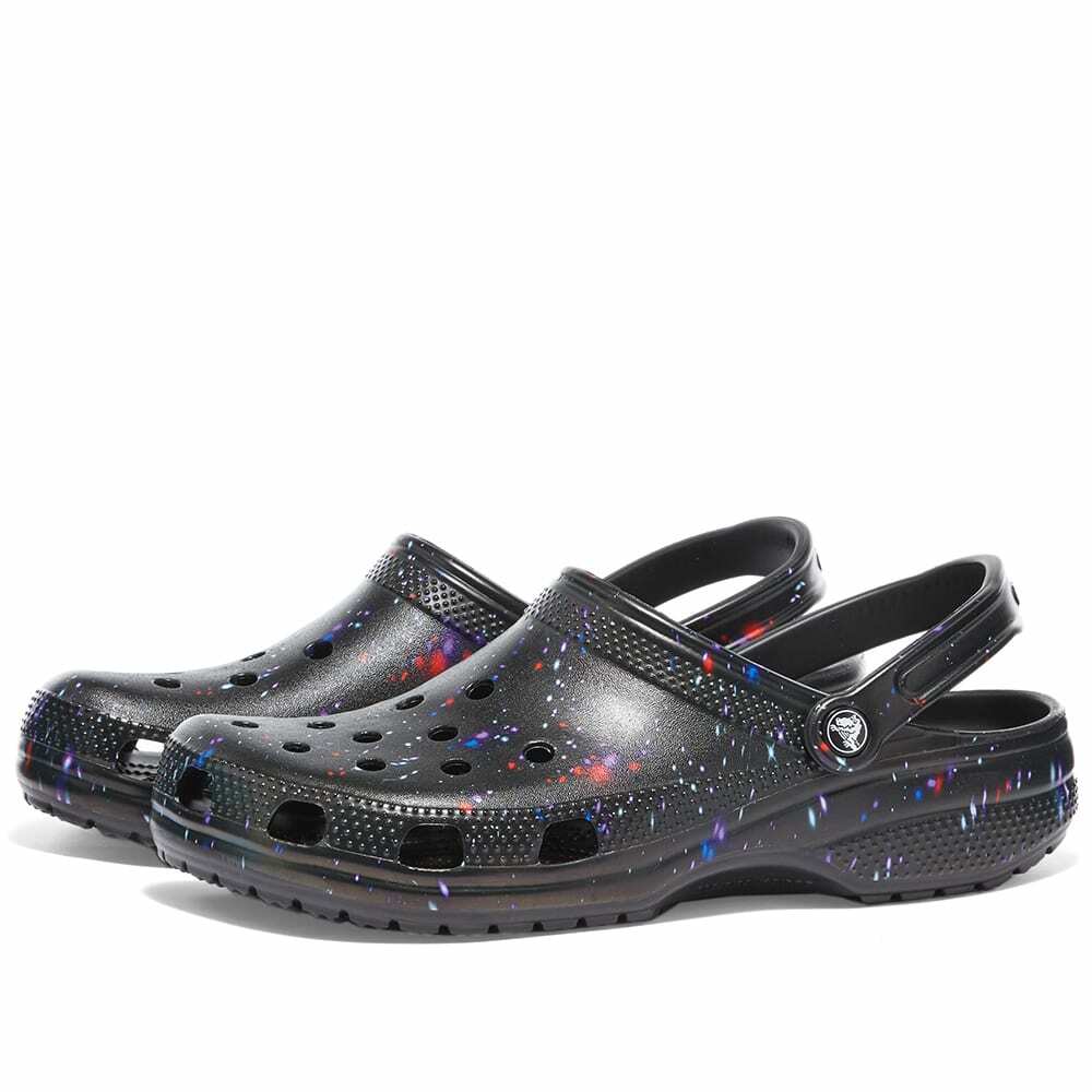 Crocs Classic Out of this World Clog in Multi/Black Crocs