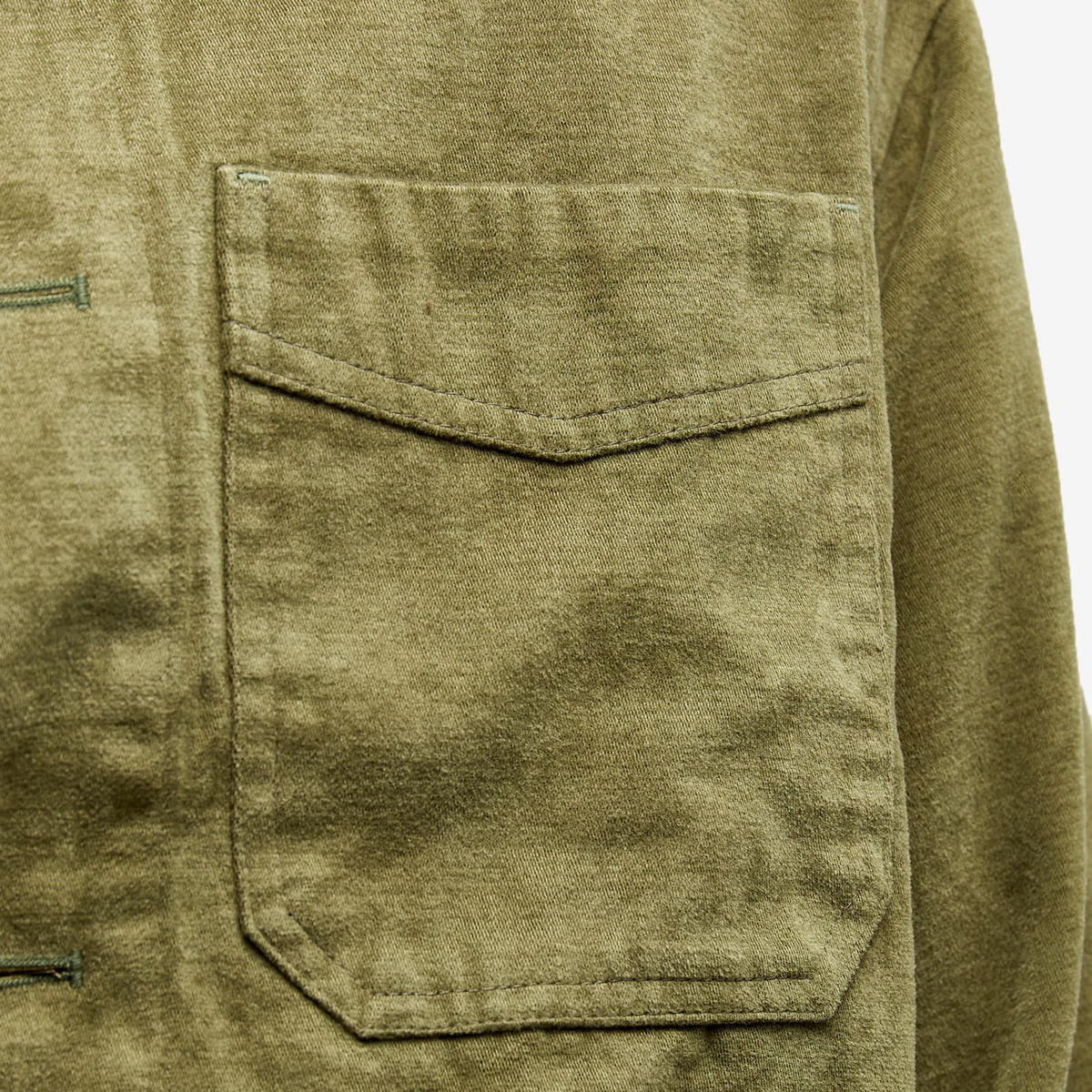 FrizmWORKS Men's Jungle Moleskin French Work Jacket in Olive FrizmWORKS