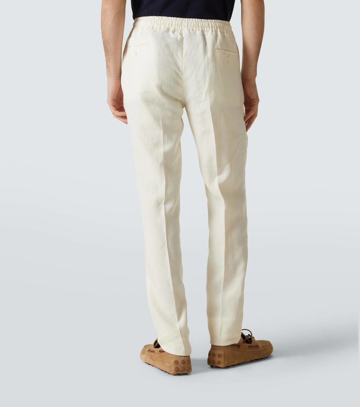 Rubinacci Linen tapered pants Rubinacci
