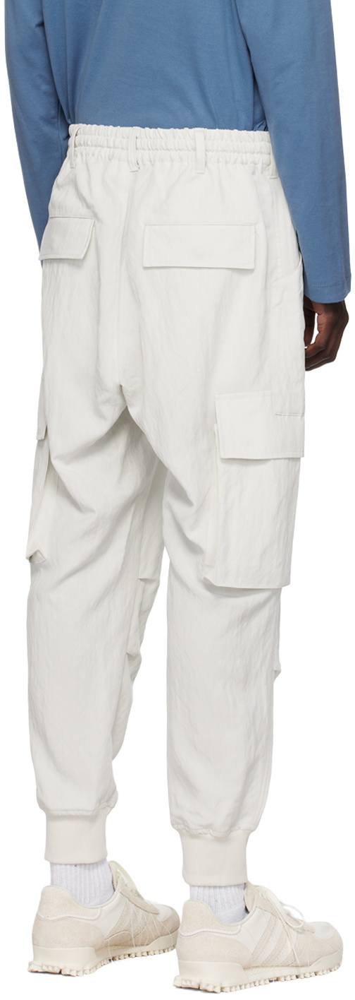 Y-3 Gray Loose-Fit Cargo Pants Y-3
