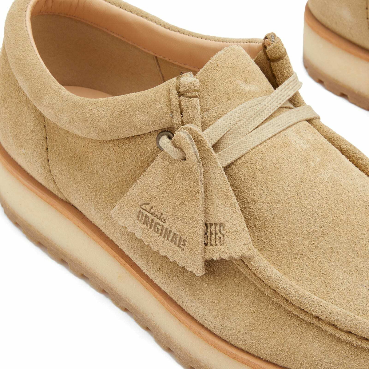 Clarks Originals Men's Wallabee Scout Lo in Dark Sand Suede Clarks ...