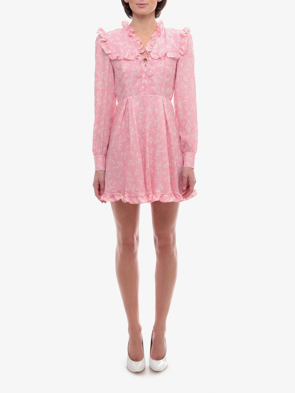 Alessandra Rich Dress Pink Womens Alessandra Rich