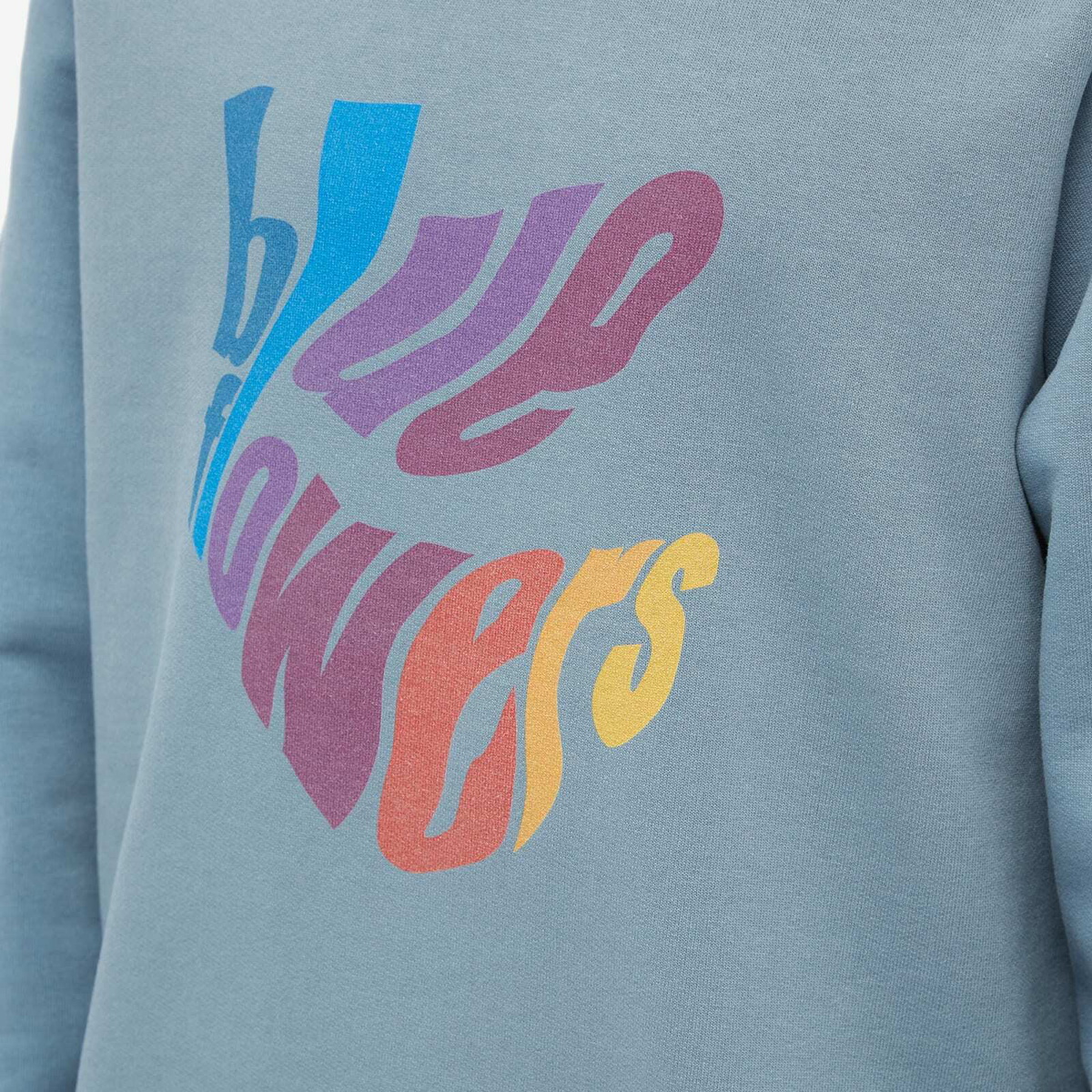 Flowers Men's Polychrome Sweat in Blue Blue Flowers