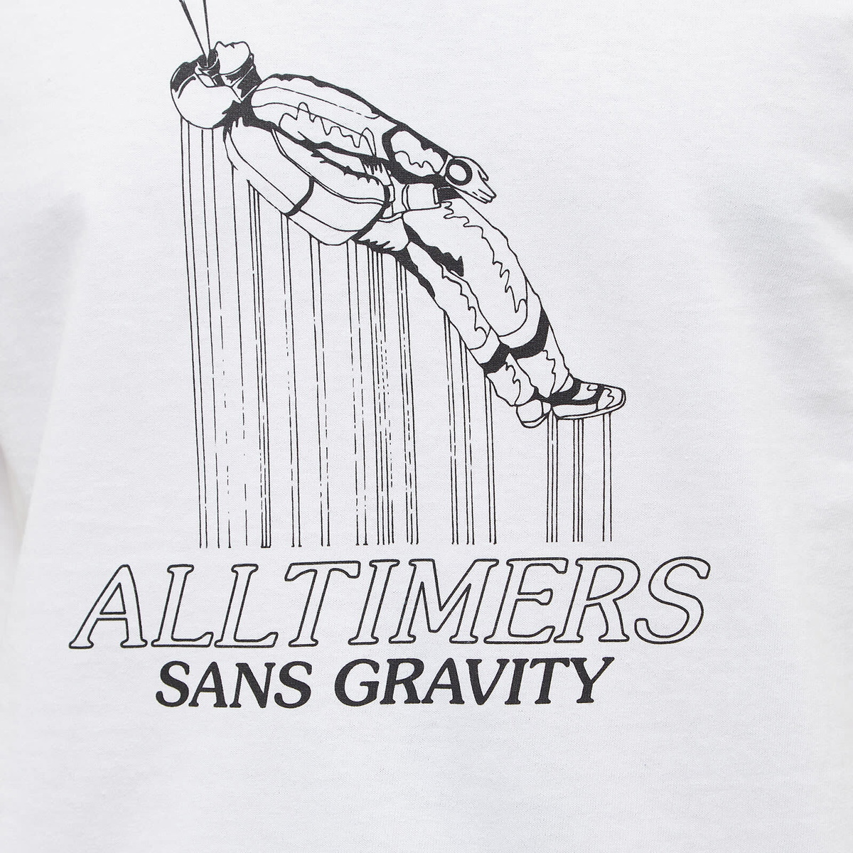 Alltimers Men's Sans Gravity T-Shirt in White Alltimers