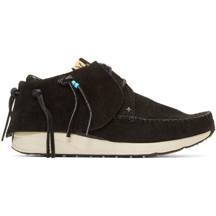 Visvim Black FBT Moccasins Visvim
