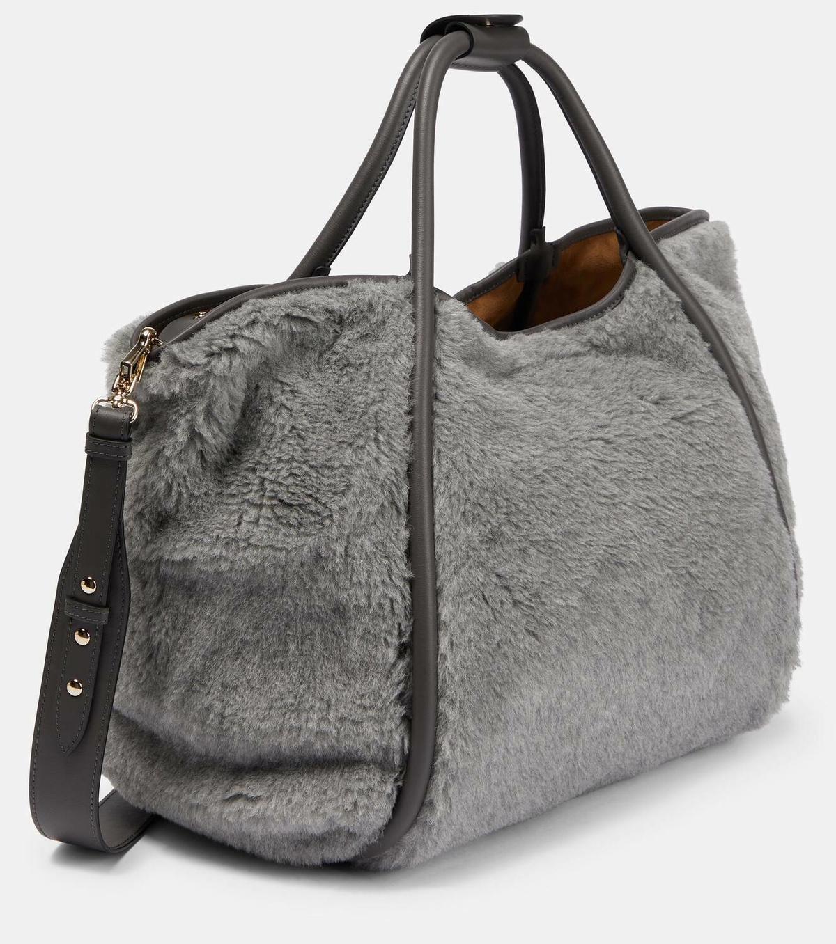 Max Mara Tmarin wool, alpaca and silk tote bag Max Mara