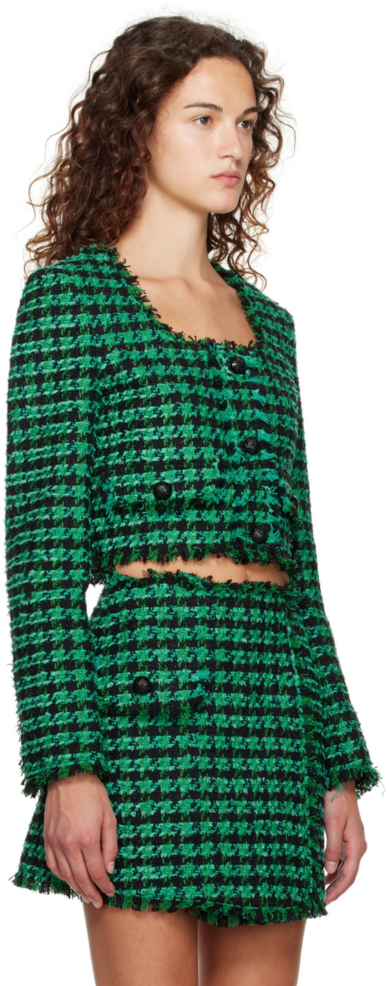 MSGM Green Check Jacket MSGM