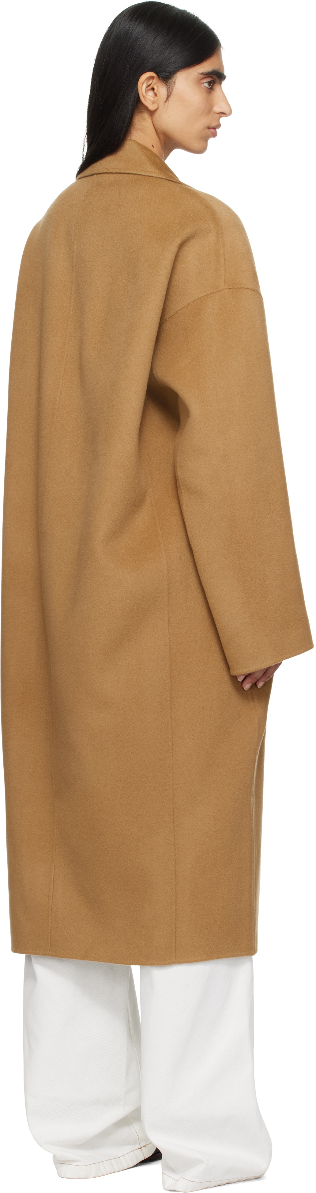 TOTEME Tan Doublé Cocoon Coat Toteme