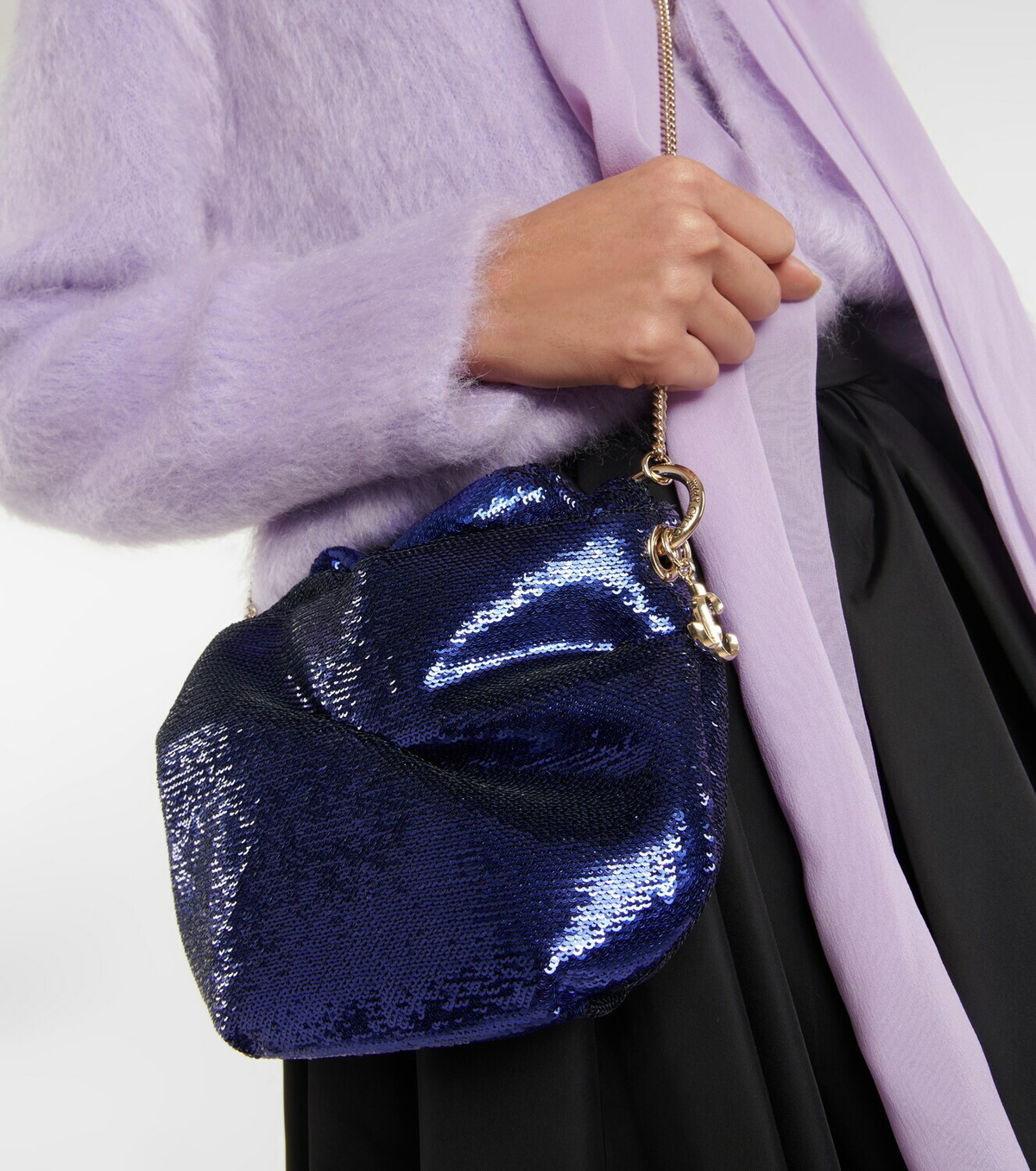Jimmy Choo - Bonny Mini sequined tote bag Jimmy Choo