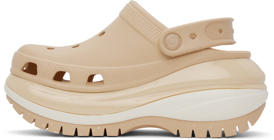Crocs Beige Mega Crush Clogs Crocs