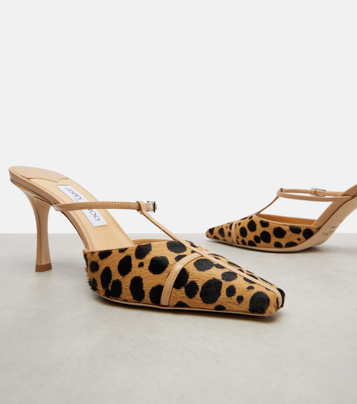 Jimmy Choo x Conner Ives Gloria 85 calf hair mules Jimmy Choo