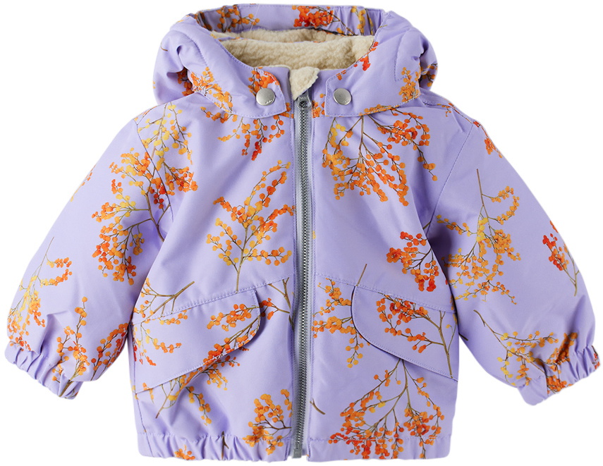 Molo Baby Purple Floral Jacket Molo