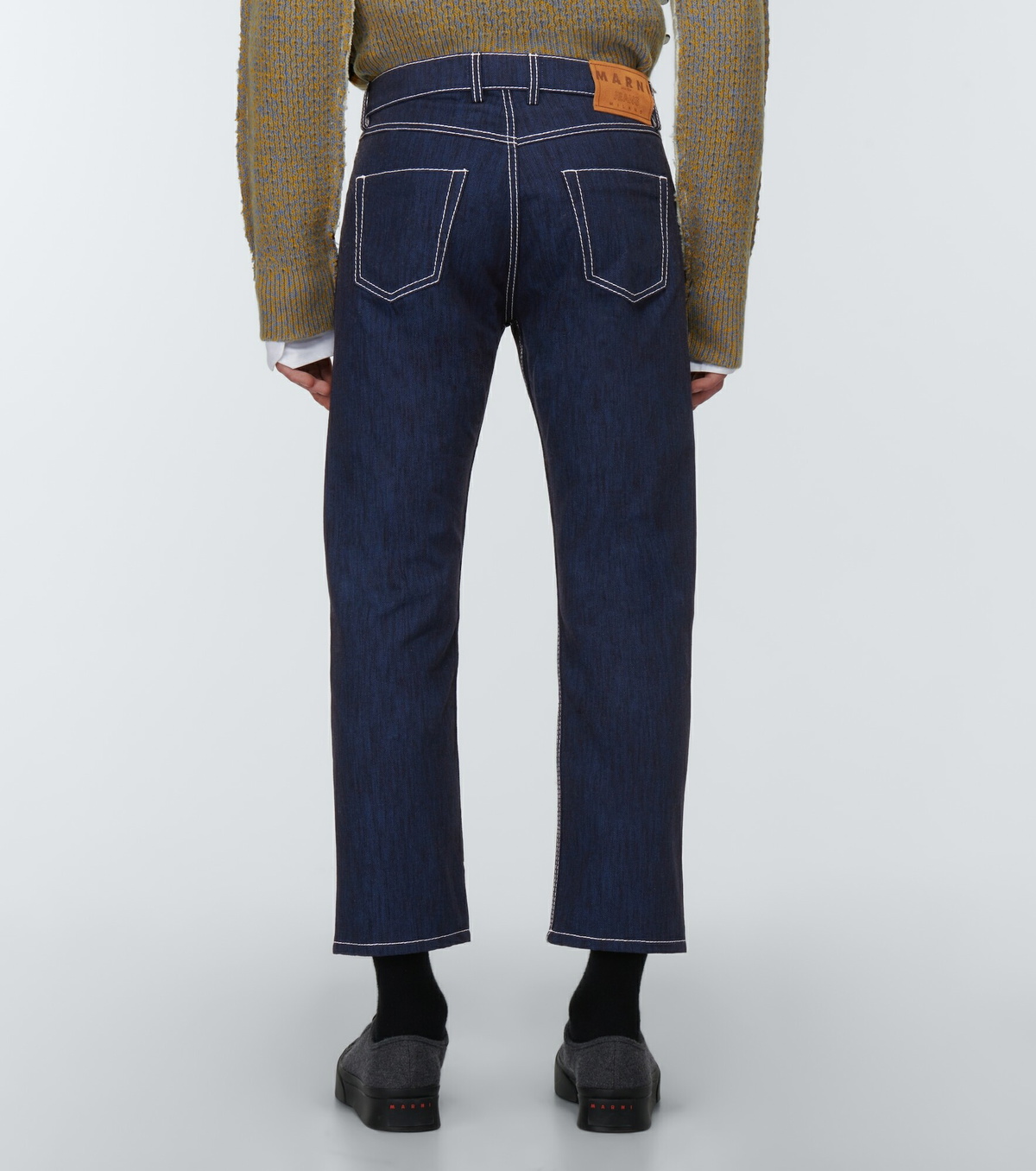 Marni - Mid-rise cropped straight jeans Marni