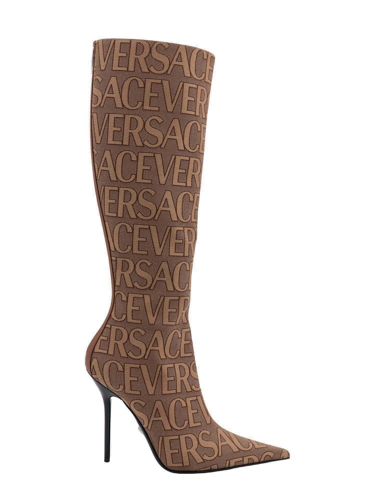 Versace Boots Brown Womens Versace