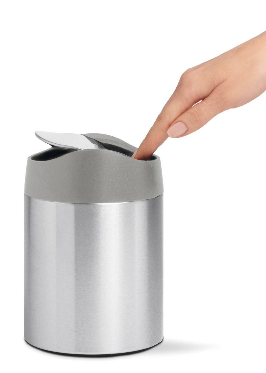 Simplehuman Mini Bin - Brushed Steel simplehuman