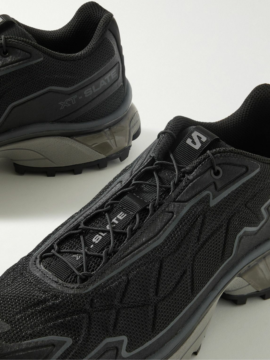 Salomon - XT-Slate Advanced Rubber and Mesh Sneakers - Black Salomon