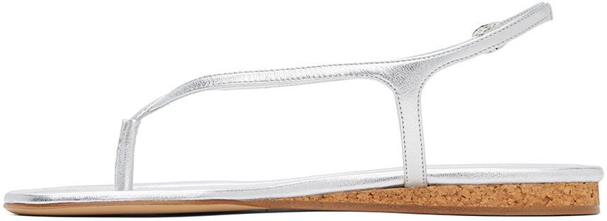 Gabriela Hearst Silver Gia Sandals Gabriela Hearst