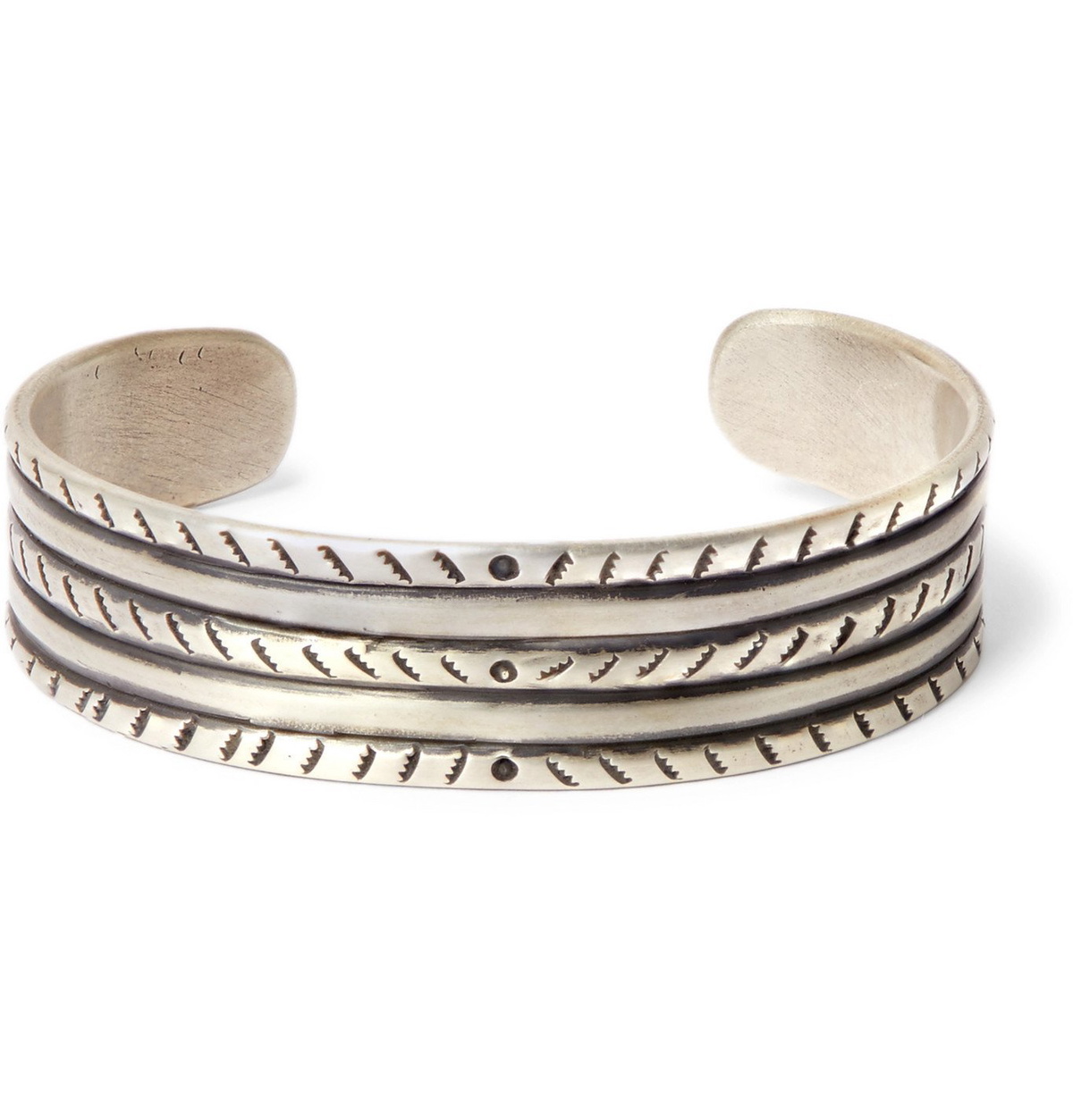 Peyote Bird - Sterling Silver Cuff - Silver Peyote Bird