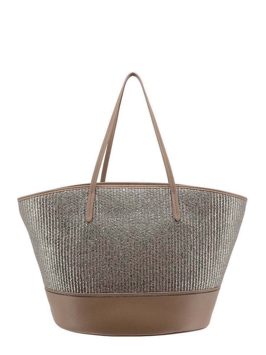 Brunello Cucinelli Shoulder Bag Beige Womens Brunello Cucinelli