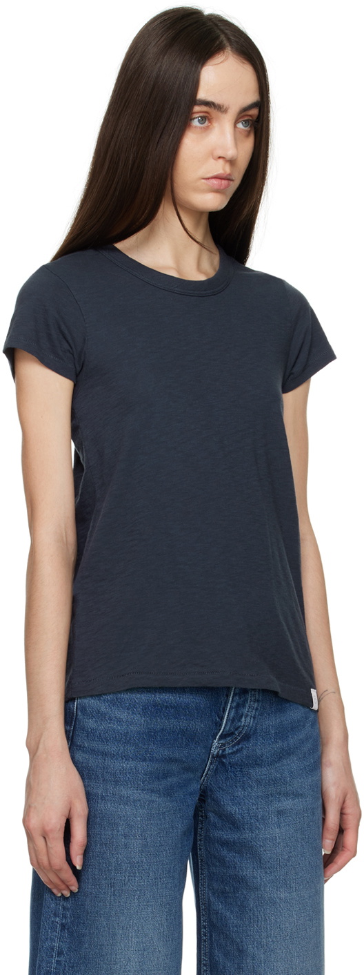 rag & bone Navy 'The Slub' T-Shirt Rag and Bone
