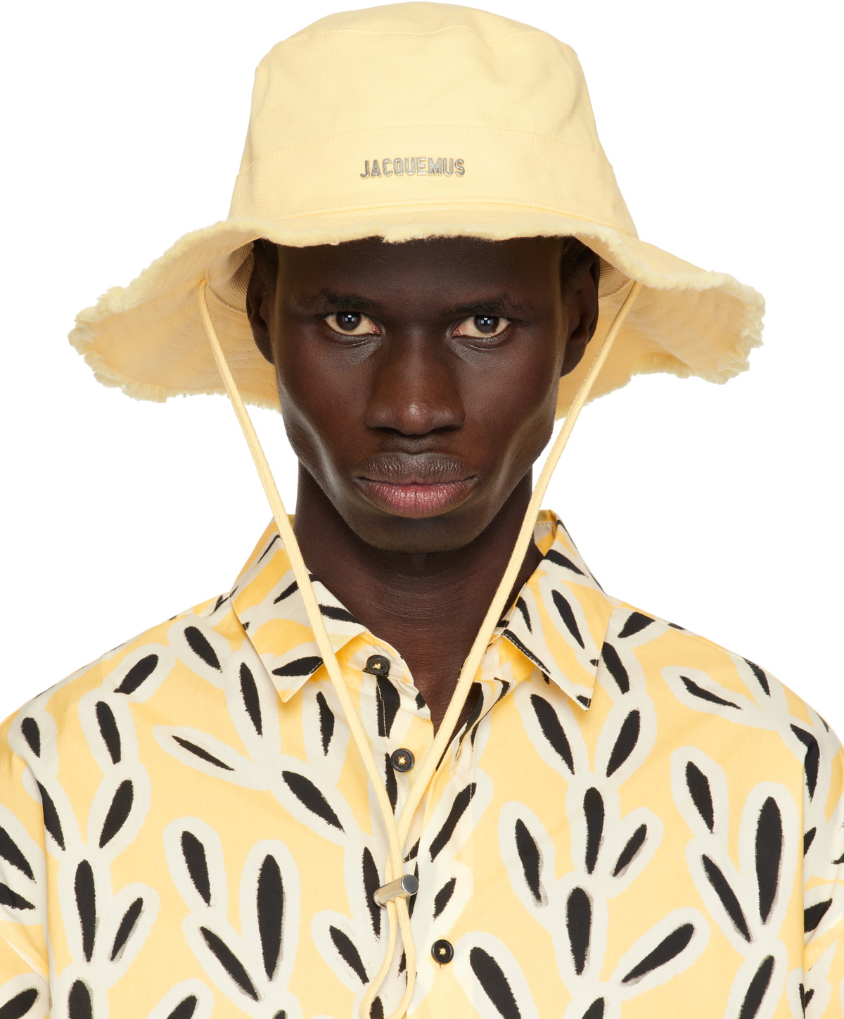 JACQUEMUS Yellow 'The Artichaut' Bucket Hat Jacquemus
