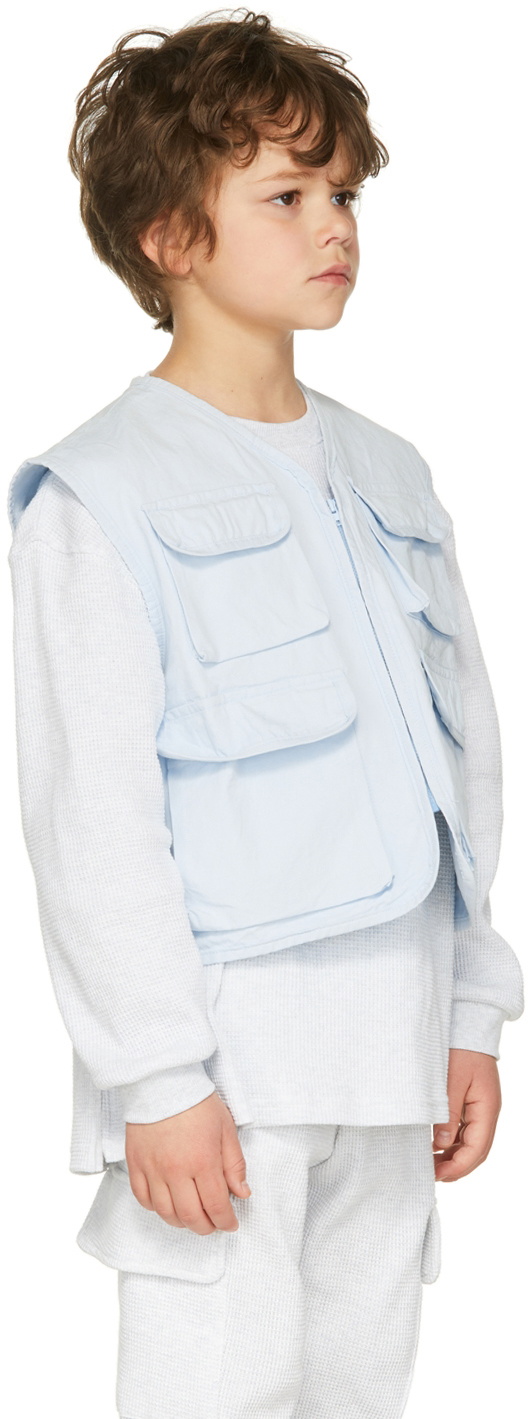 Luckytry Kids Blue Car Pocket Vest Luckytry