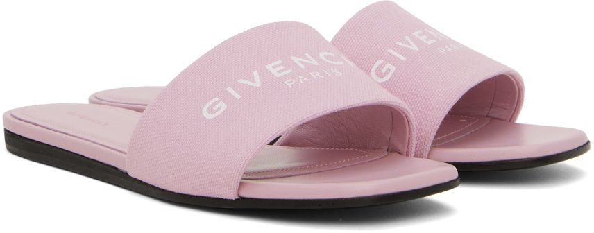 Givenchy Pink 4G Flat Sandals Givenchy