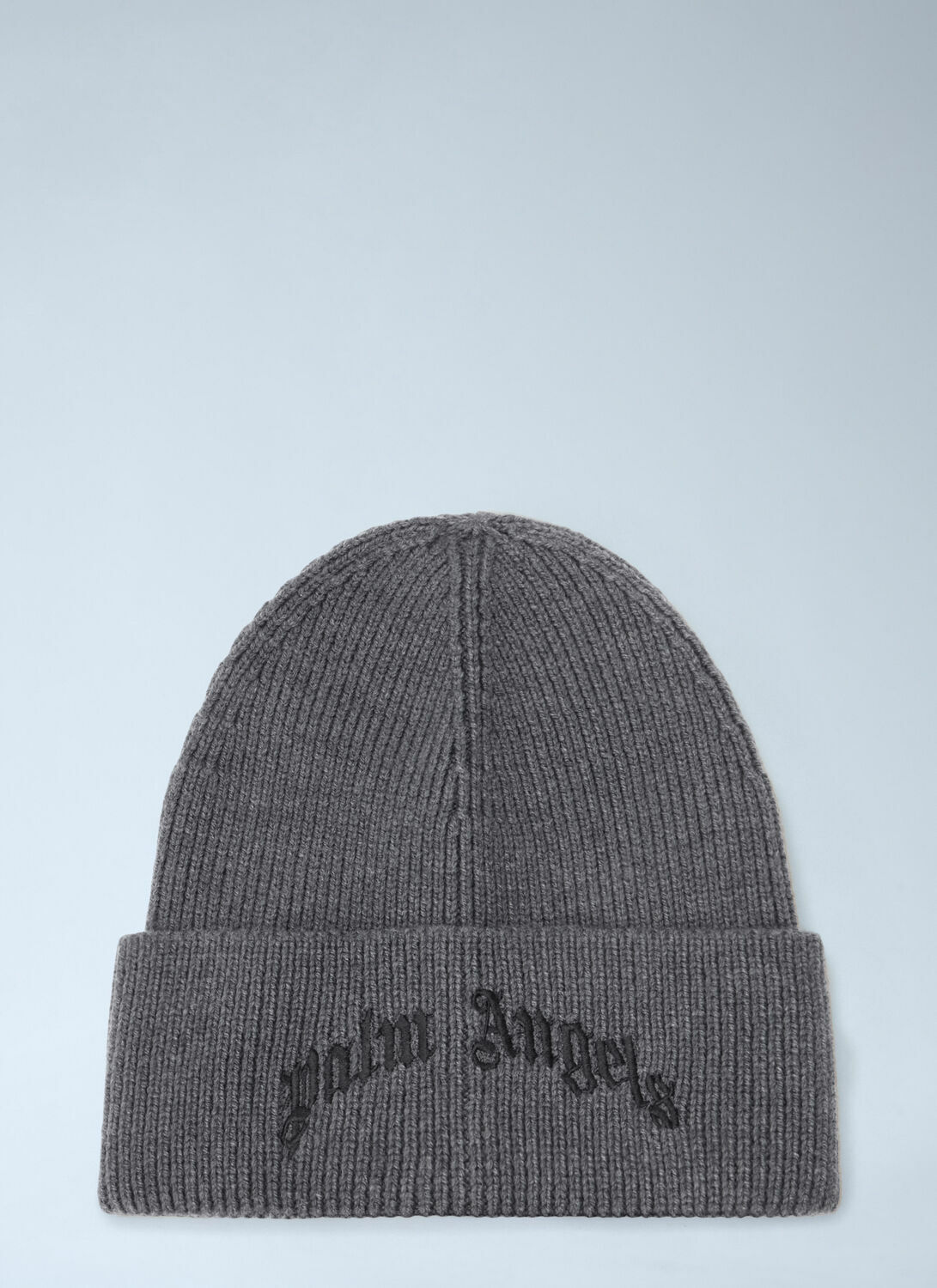 Palm Angels Curved Logo Beanie Hat Palm Angels