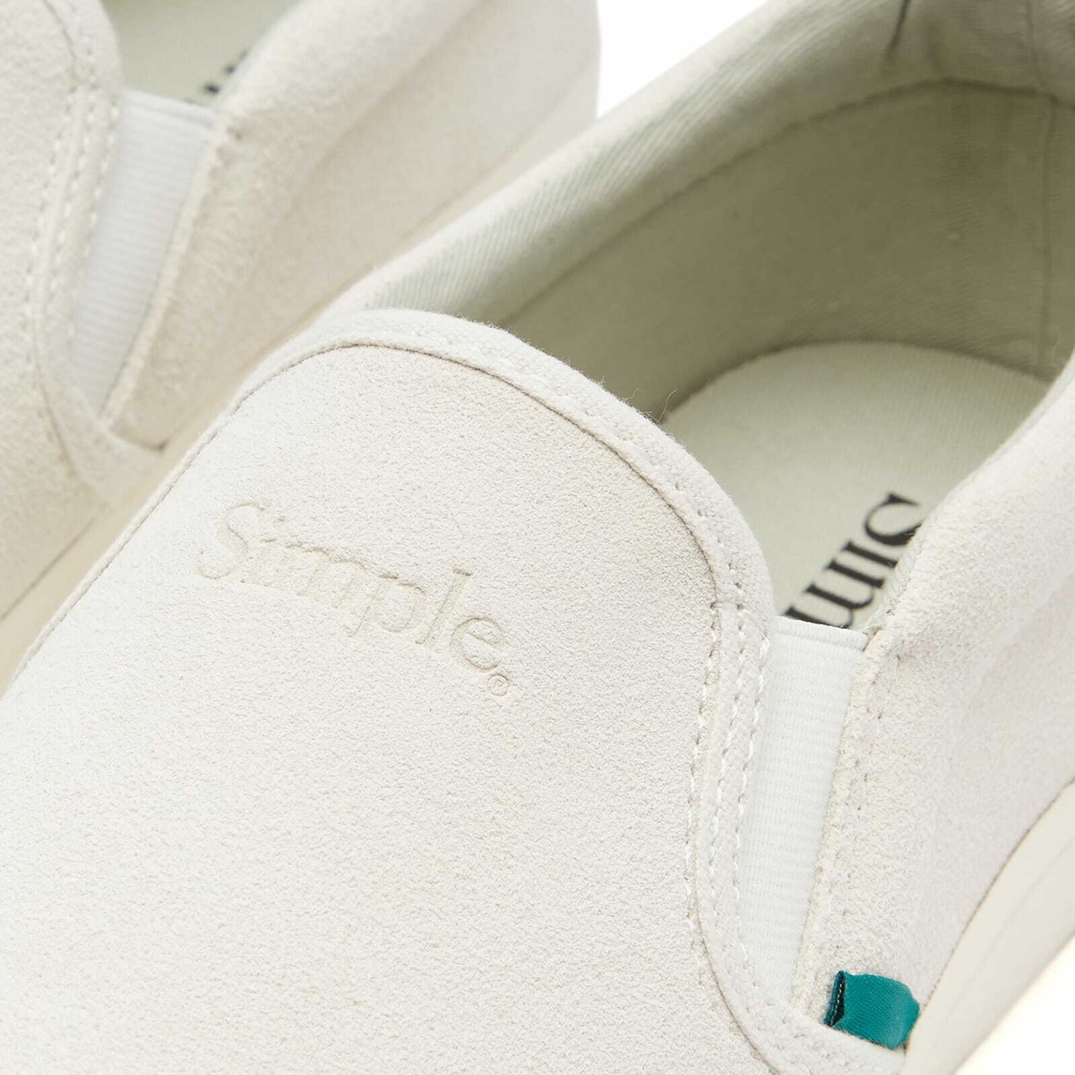 Simple Men's S1 Slip On Suede Sneakers in White Simple Watch Co.