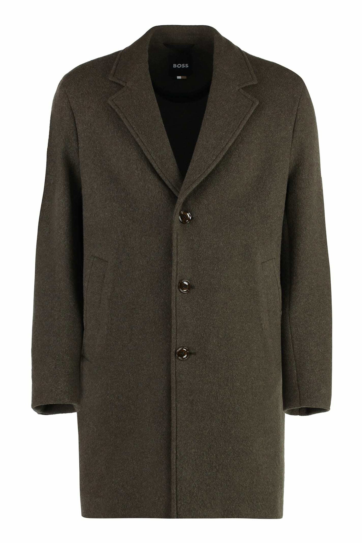 Hugo Boss Single-breasted Wool Coat Hugo Boss