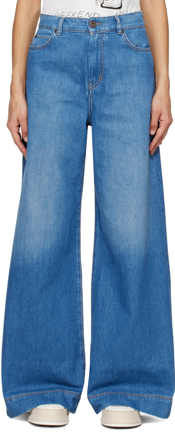 Weekend Max Mara Blue Vega Jeans Weekend Max Mara
