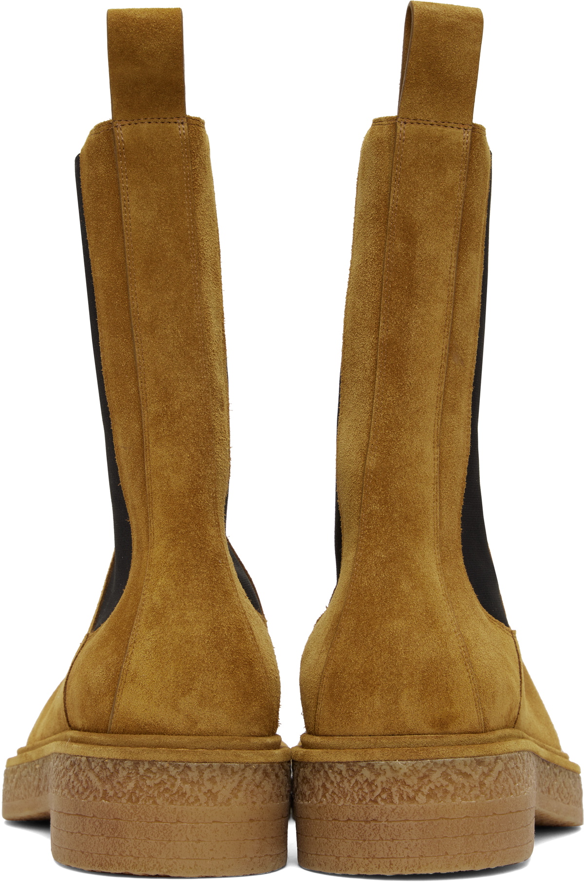 Bottega Veneta Tan Haddock Chelsea Boots Bottega Veneta