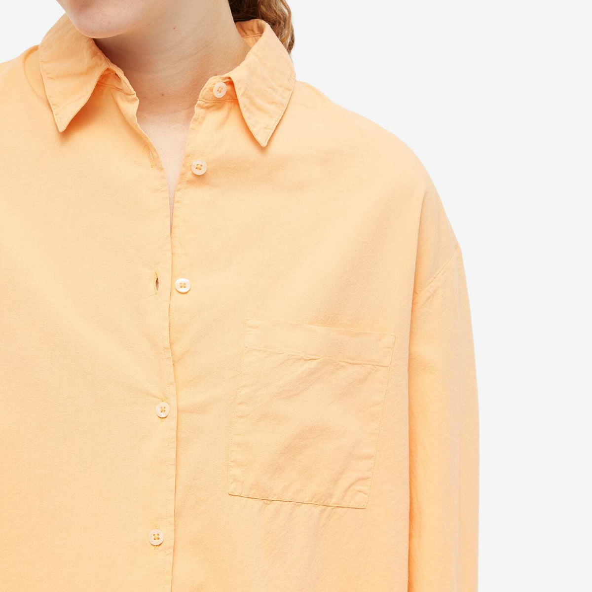 Colorful Standard Women's Organic Oversized Shirt in Sandstone Orange ...