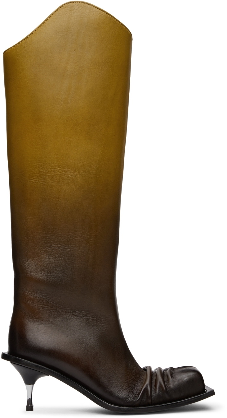 FIDAN NOVRUZOVA SSENSE Exclusive Equestrian Heeled Boots FIDAN NOVRUZOVA