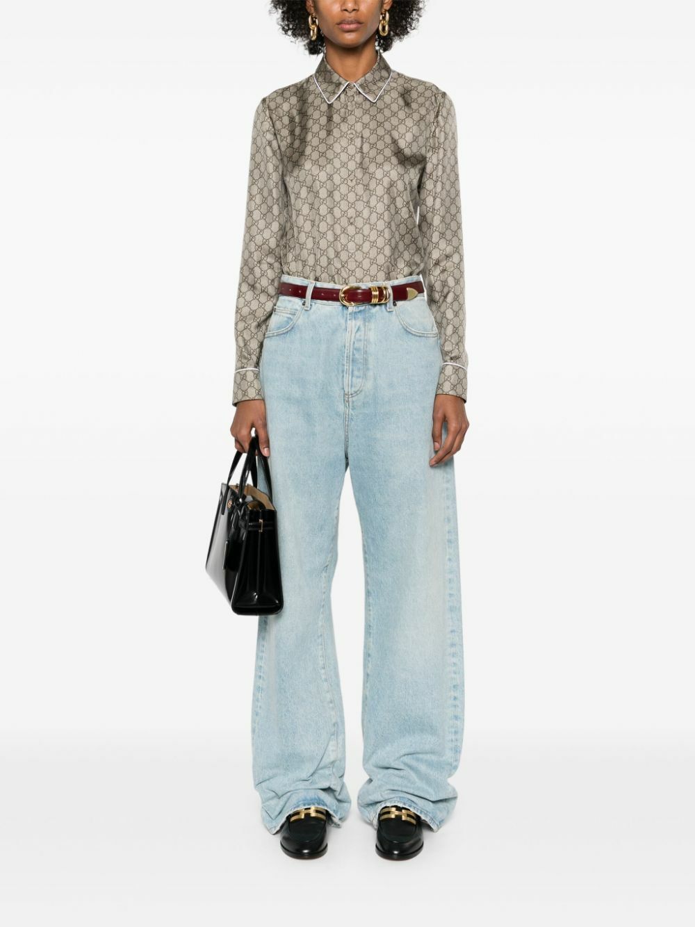 Gucci Printed Silk Shirt Gucci