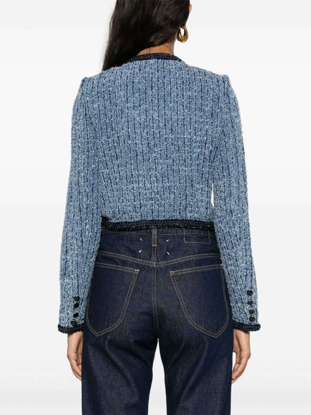 SELF PORTRAIT - Cotton Cropped Jacket Self-Portrait