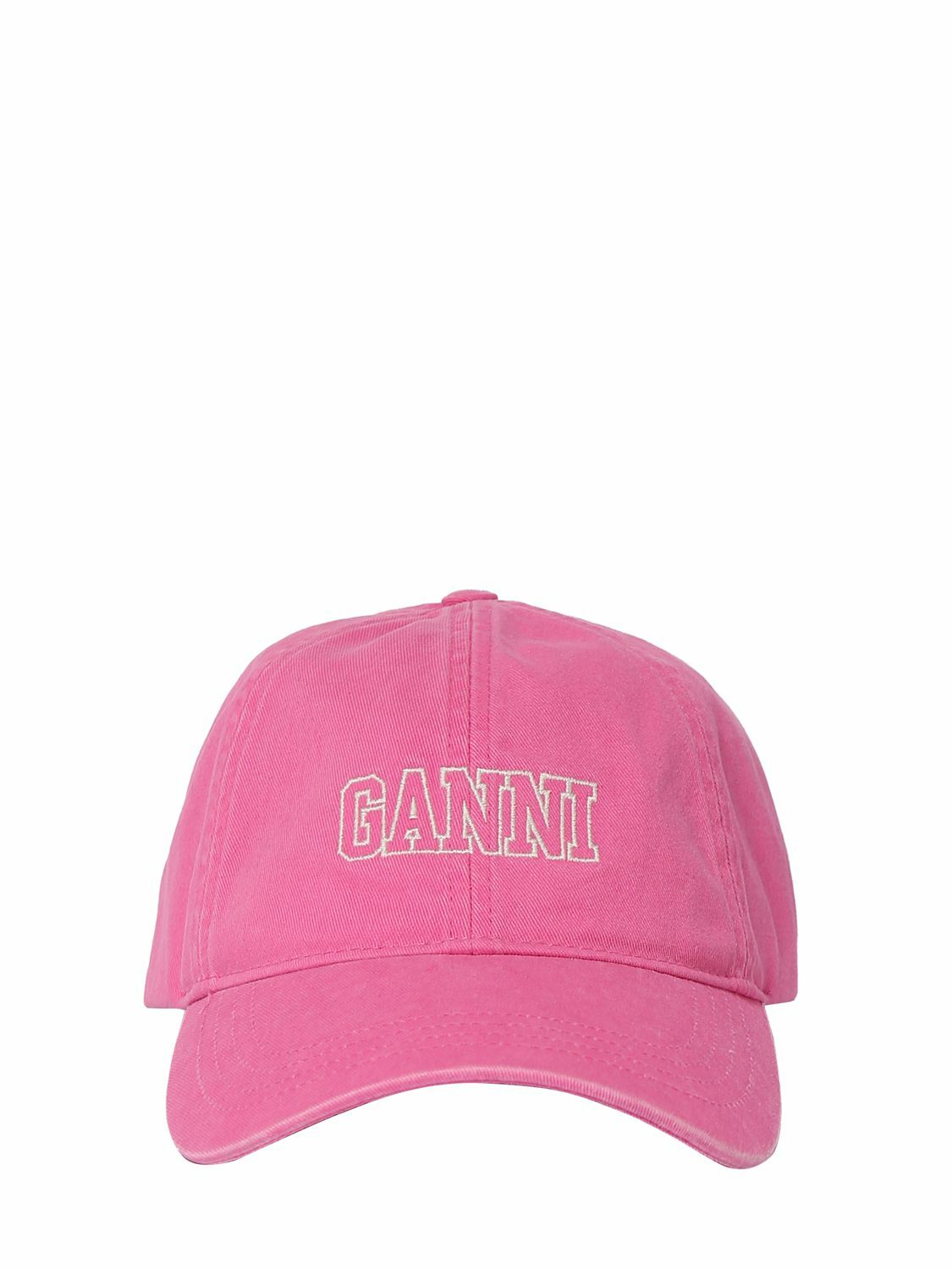 GANNI - Cotton Baseball Cap GANNI