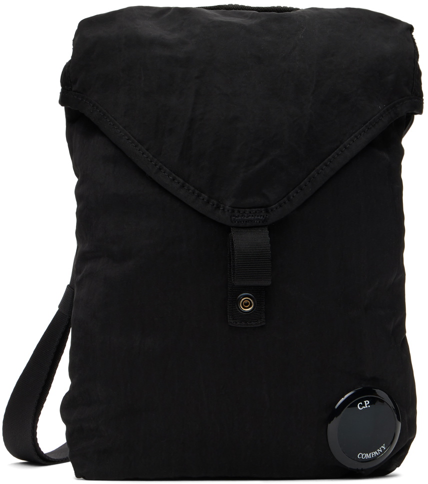 C.P. Company Black Nylon B Messenger Bag C.P. Company