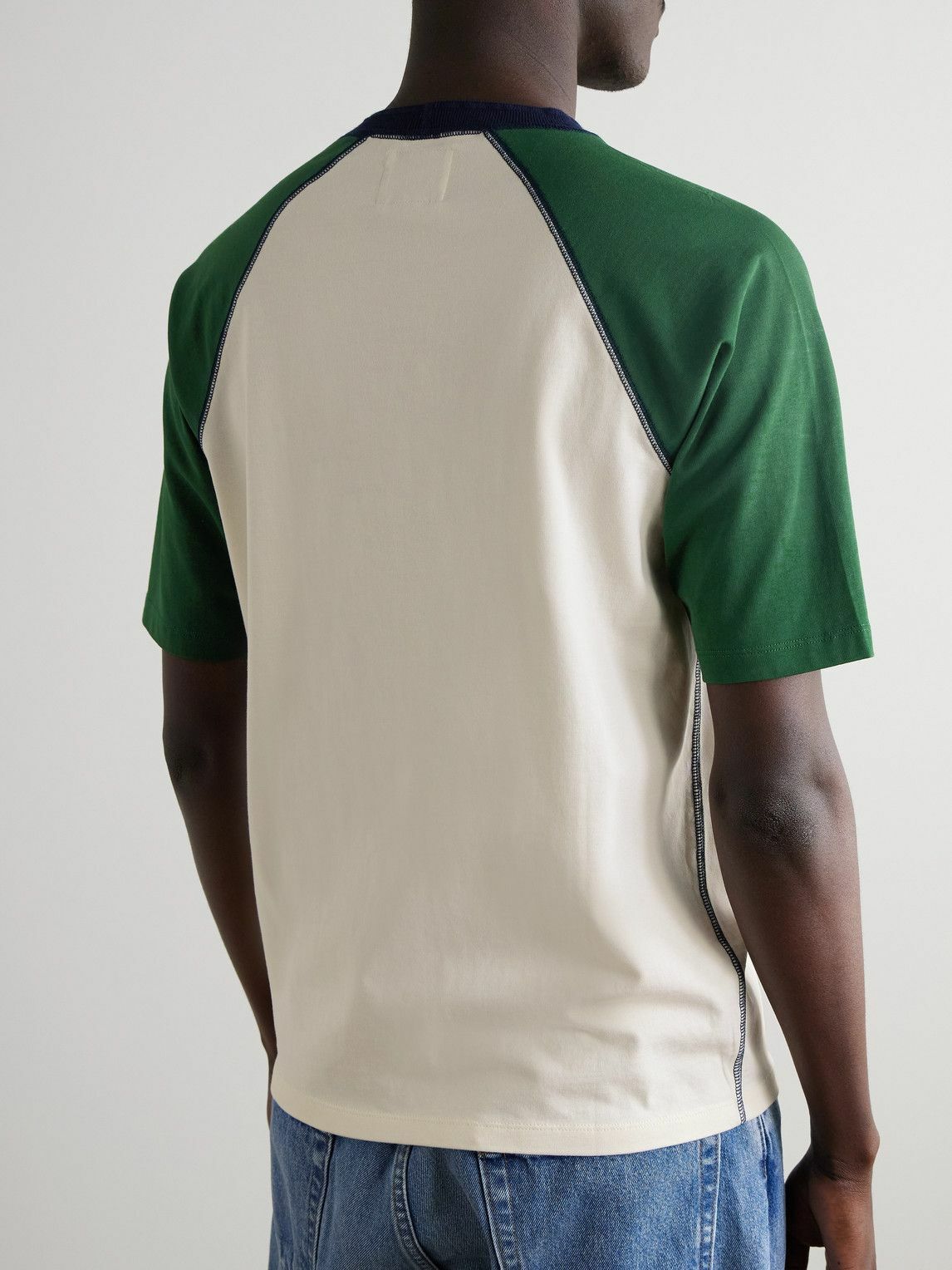 Drake's - Cotton-Jersey T-Shirt - Green Drake's