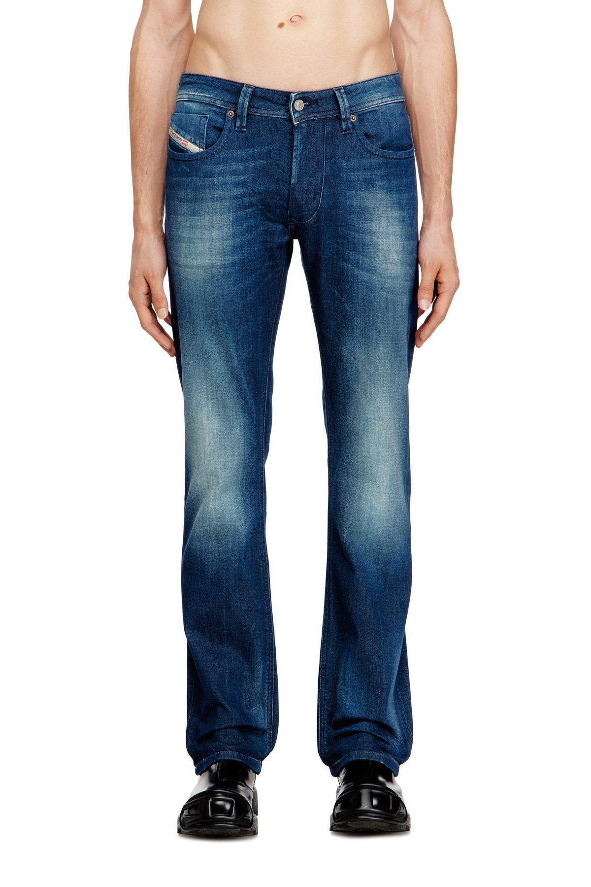 Diesel Regular Jeans - 1985 Larkee - Jeans Mens in Blue Diesel