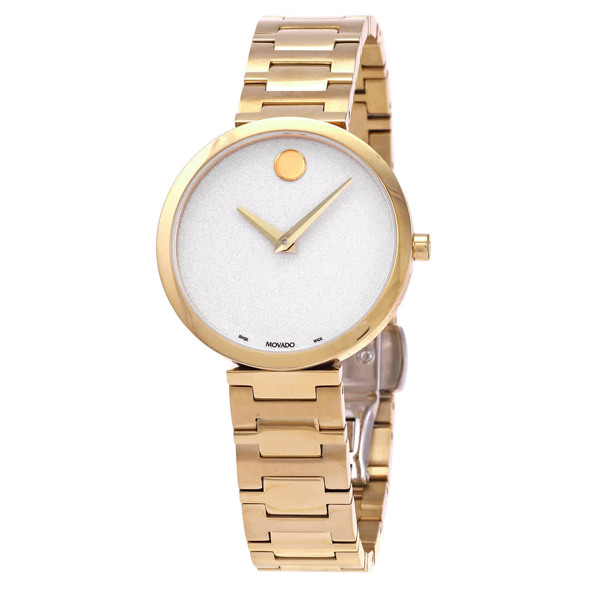 Movado Museum Classic Quartz White Dial Ladies Watch 0607519 Movado