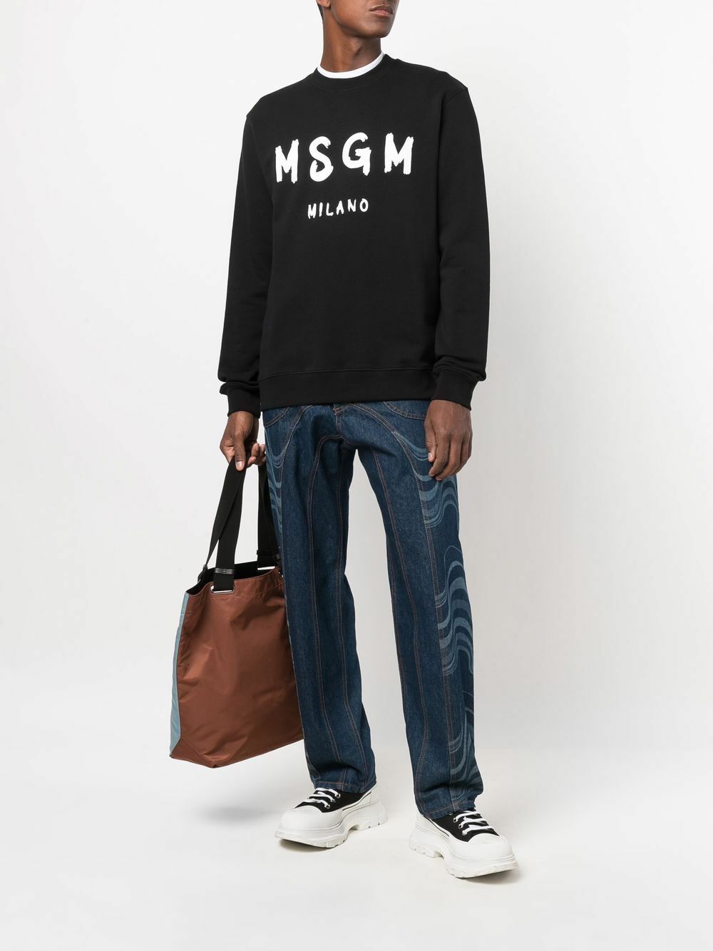 MSGM - Cotton Sweatshirt With Logo MSGM