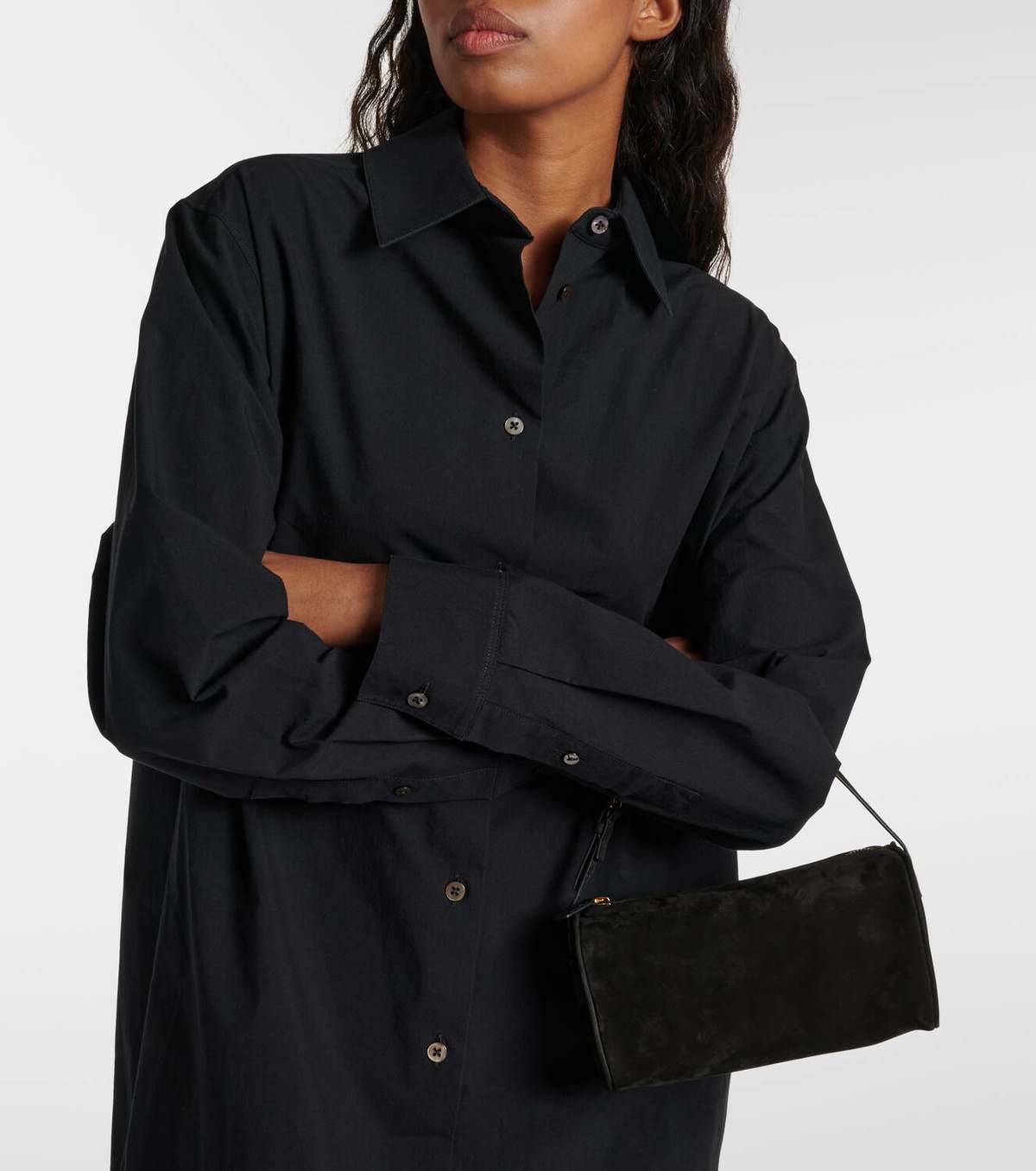 The Row 90's leather shoulder bag The Row