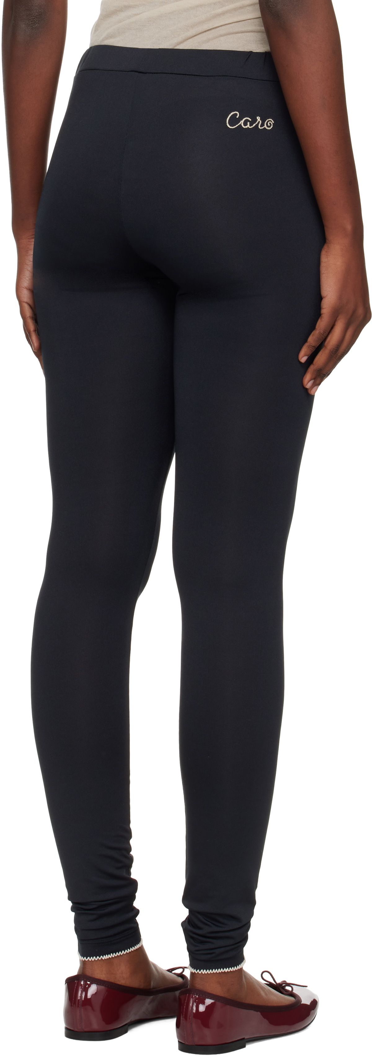 Caro Editions Black Jersey Leggings Caro Editions