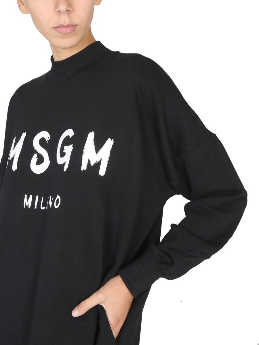 MSGM Brushed Logo Dress MSGM