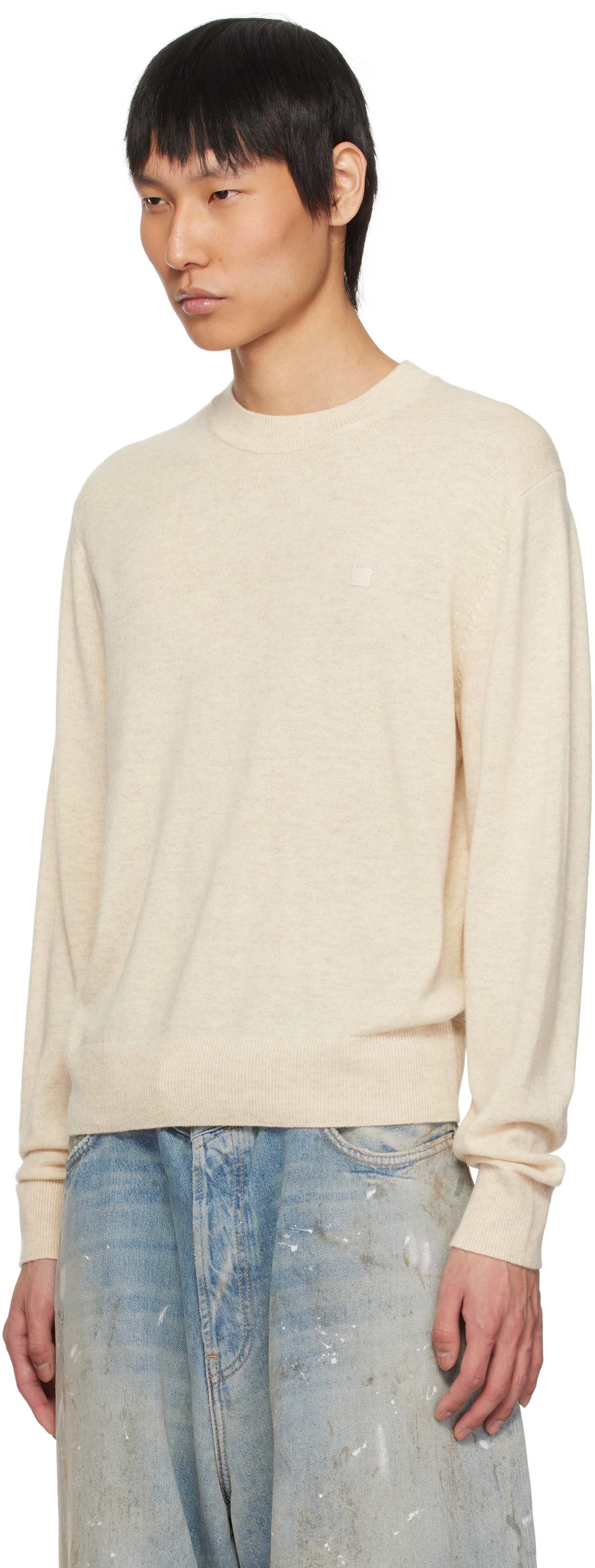 Acne Studios Beige Yak Wool Sweater Acne Studios