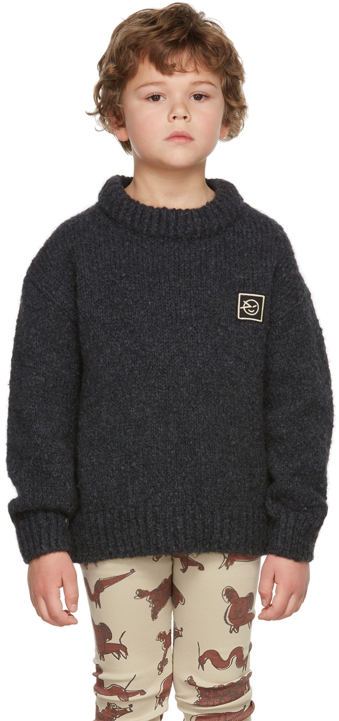Wynken Kids Grey Discovery Sweater Wynken