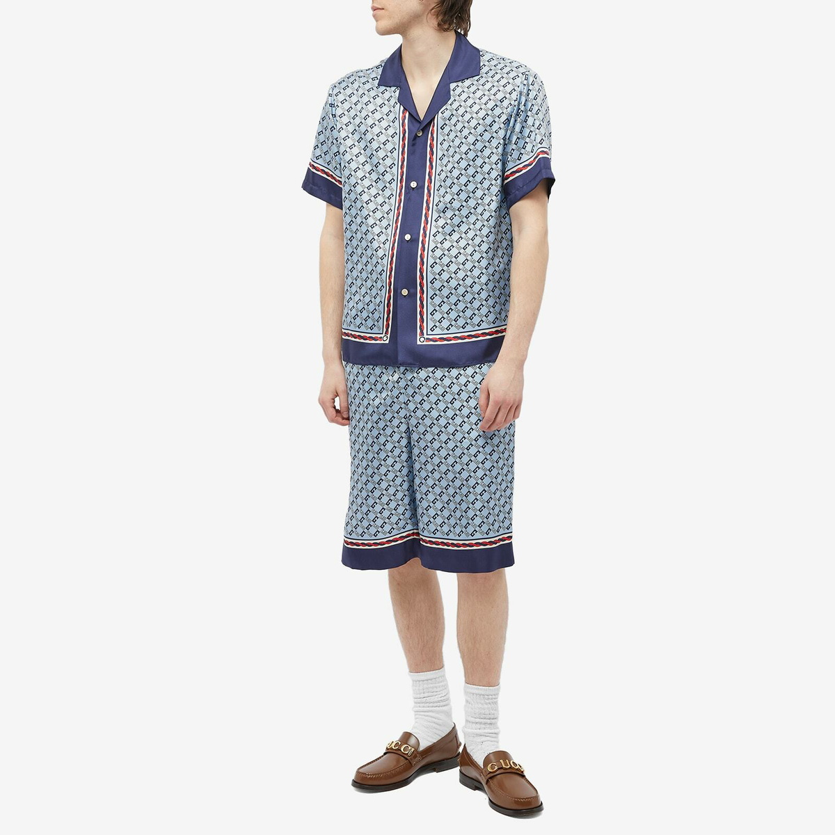 Gucci Men's GG Short in Turquoise Gucci