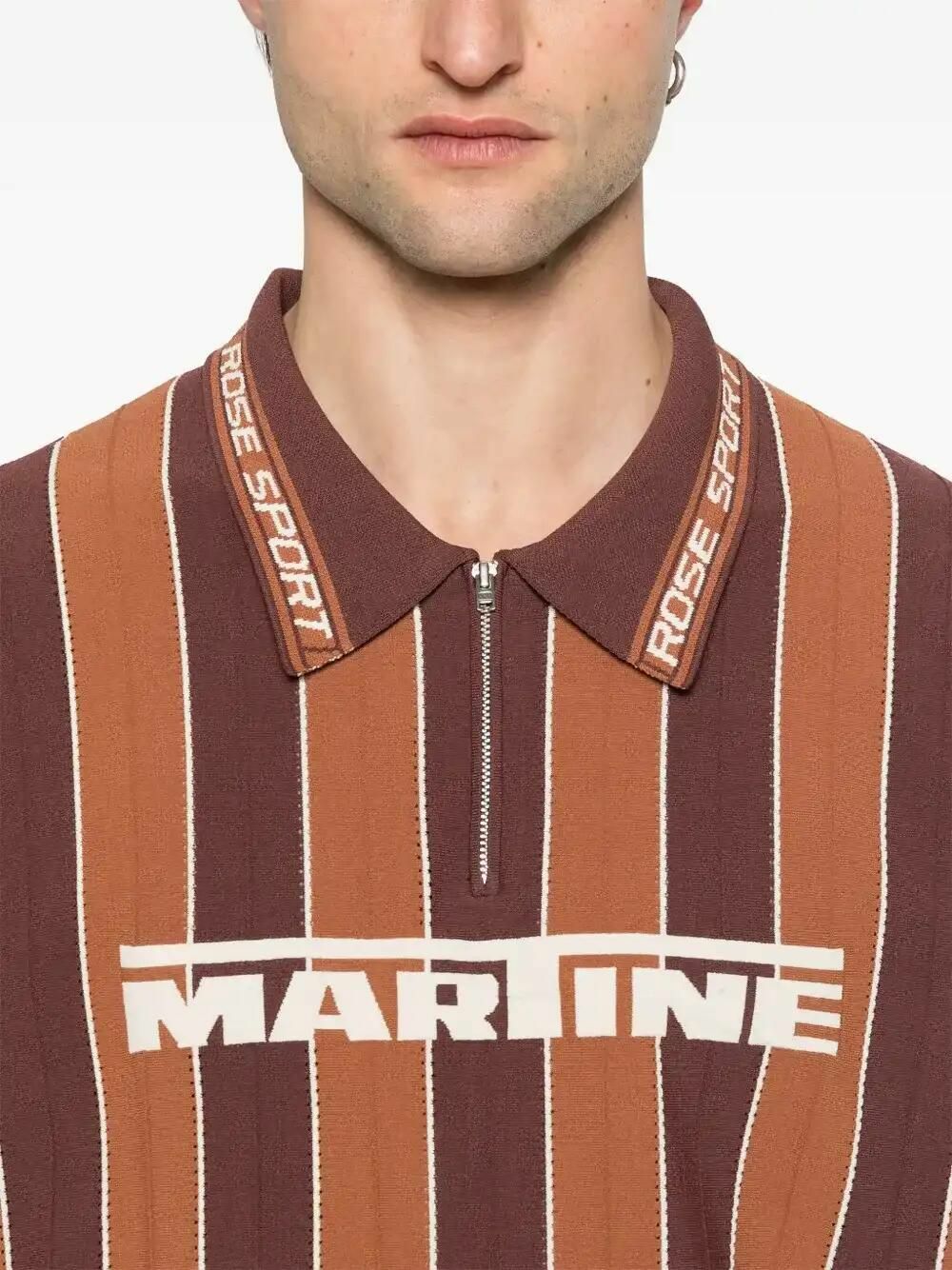 Martine Rose Printed Polo Shirt Martine Rose