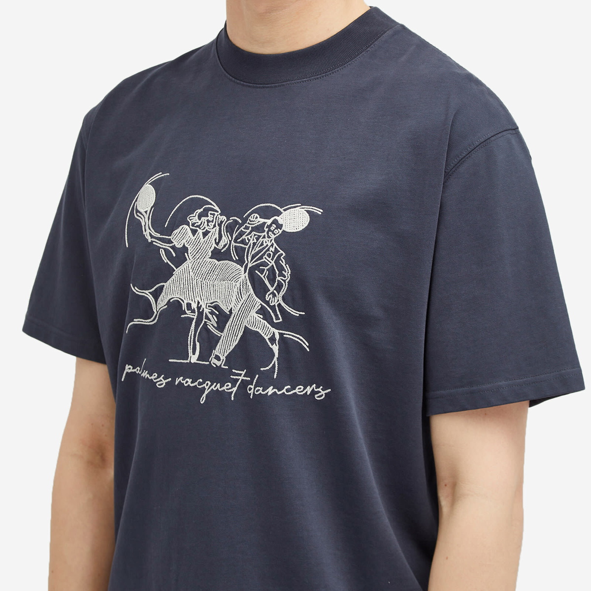 Palmes Men's Dancers T-Shirt in Navy Palmes